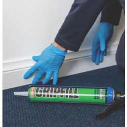 Evo-Stik Gripfill Solvented Grab Adhesive Beige 350ml - Screwfix