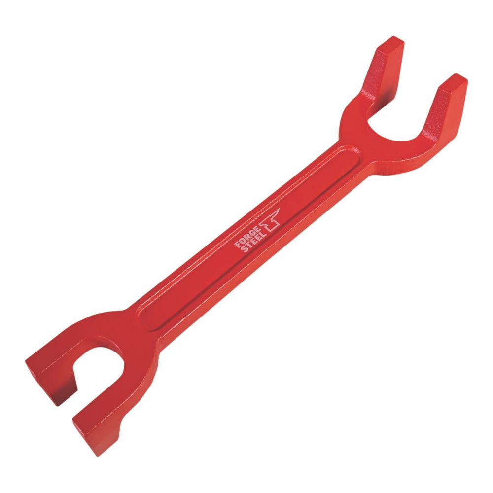 Forge Steel Basin Wrench 1/2"-3/4" - Screwfix
