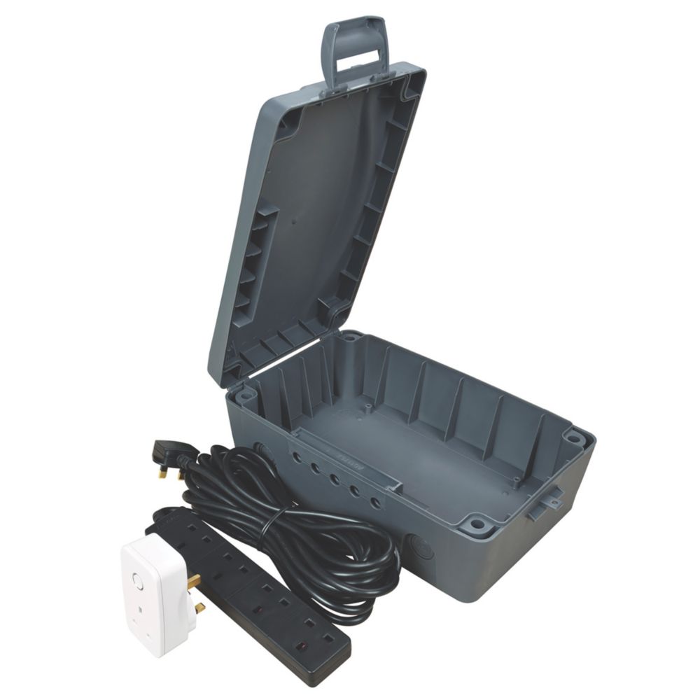 British General IP54 Weatherproof Outdoor Smart Box Kit - Screwfix