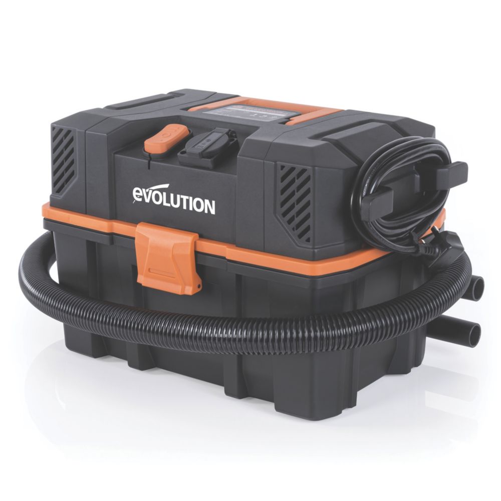Evolution R15VAC 1000W 15Ltr L Class Wet & Dry Vacuum 220-240V - Screwfix