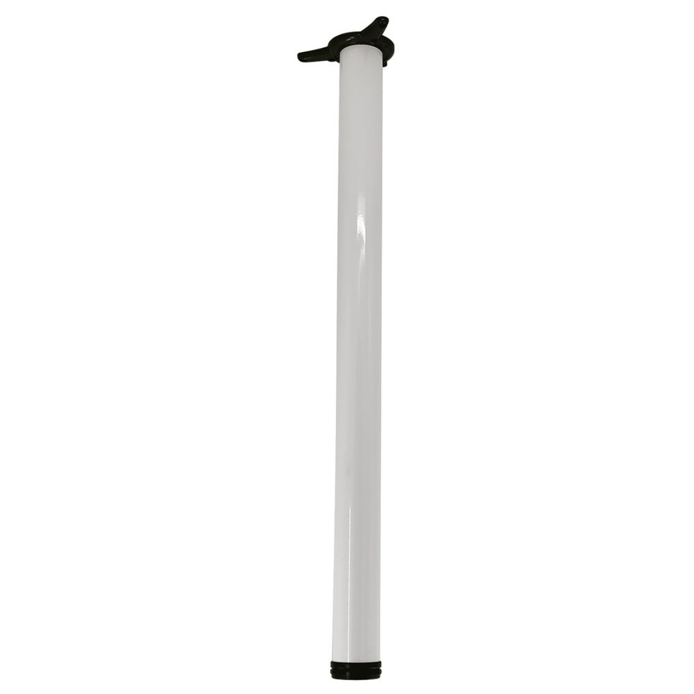 Hafele Table Leg White 870mm - Screwfix