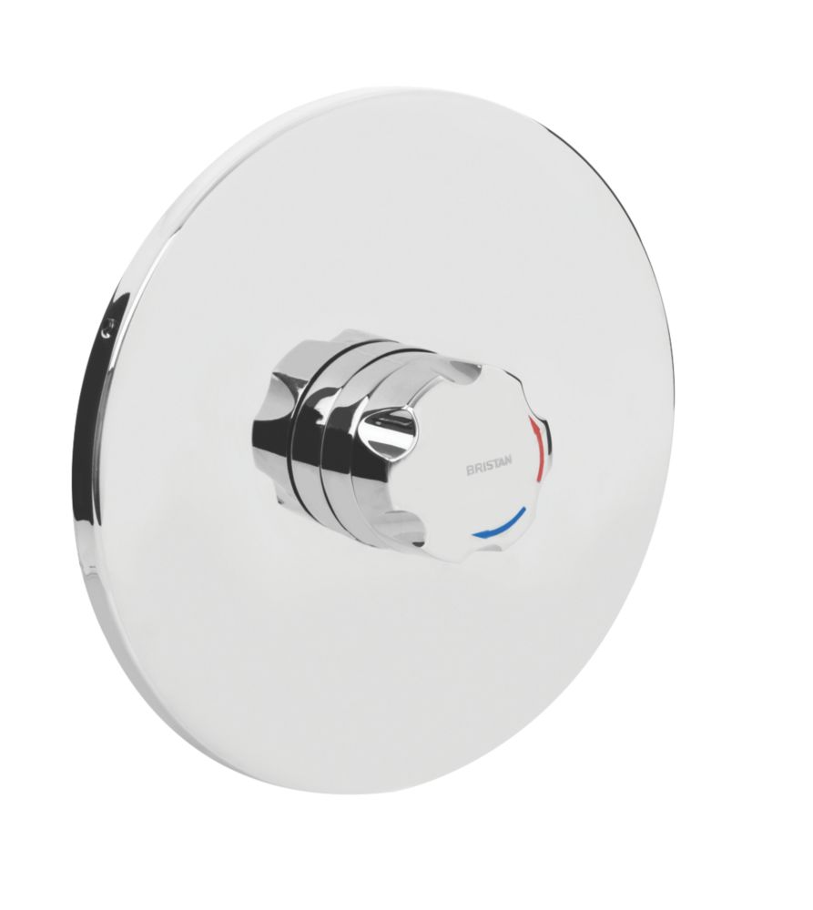 Bristan Screwfix Concealed Single Outlet Thermostatic Chrome Shower ...