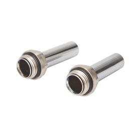 Essentials 1/2" BSP Male x 15mm Compression 65mm Chrome Radiator ...