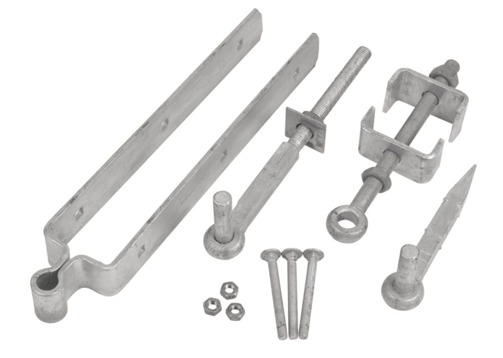 GateMate Adjustable Hinge Sets 6 Pieces - Screwfix