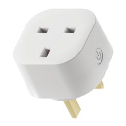 Calex 13A Smart Plug Through Adaptor White