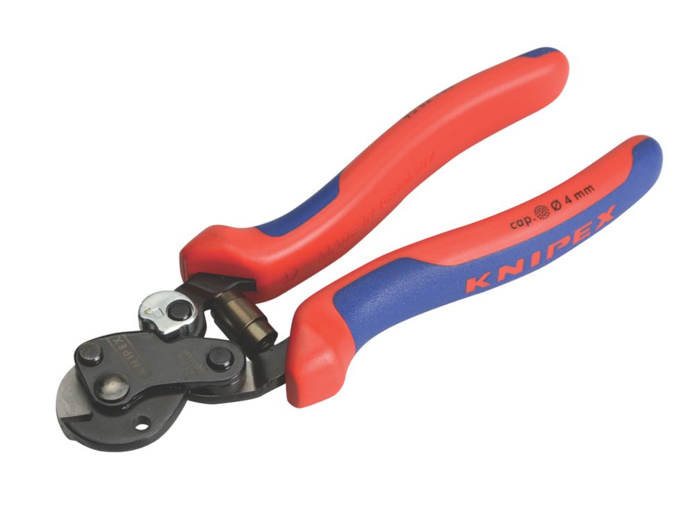 Knipex Wire Rope Cutters 6.3" (160mm) - Screwfix