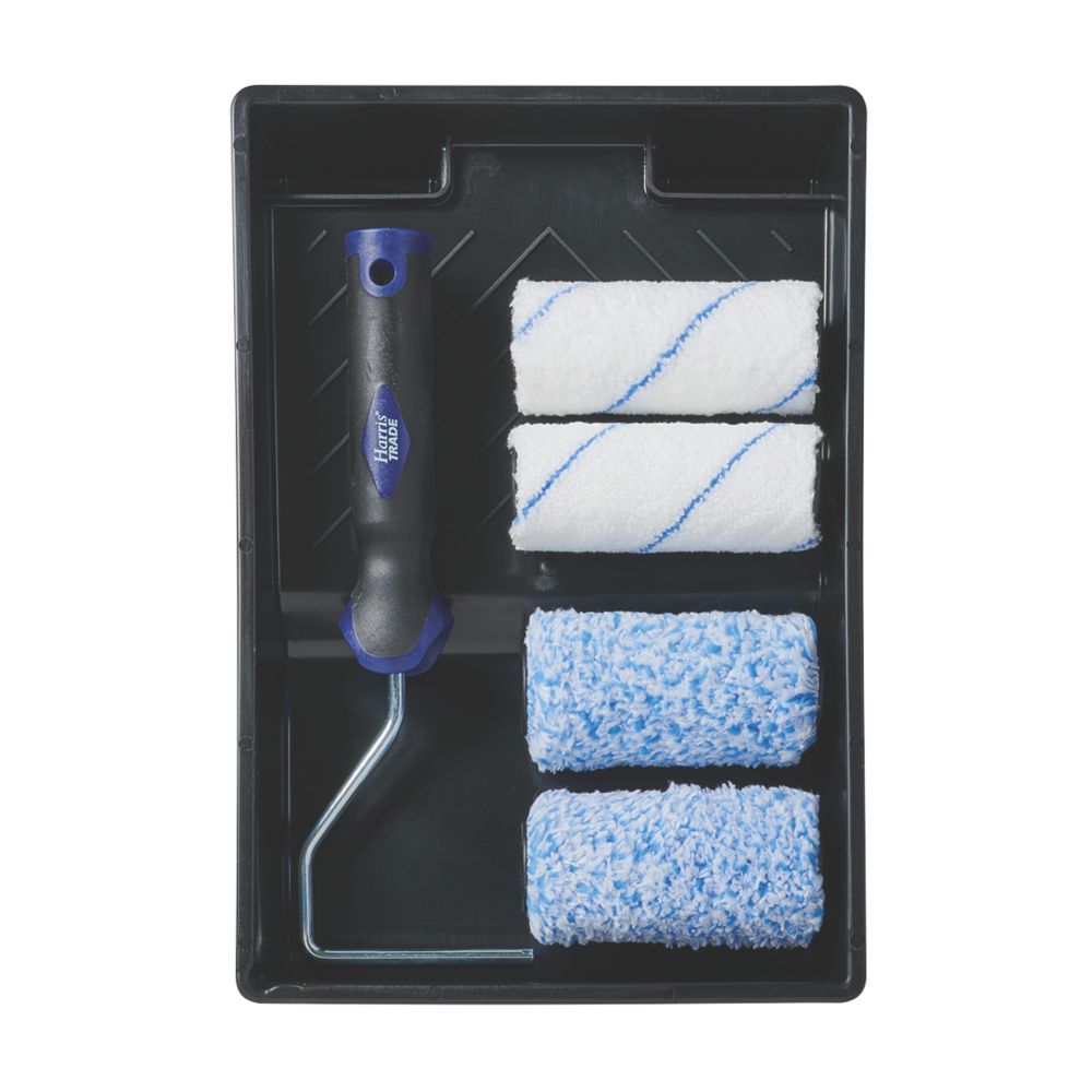 Harris Trade 4" Mini Roller Set 6 Pieces - Screwfix