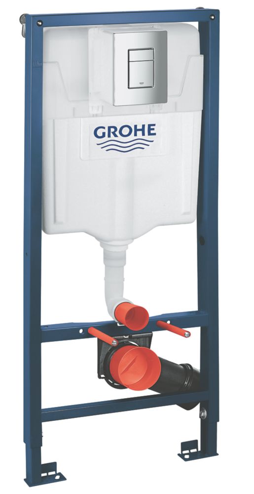 Grohe Solido 3-in-1 Support Frame for Wall-Hung Toilet 1130mm - Screwfix