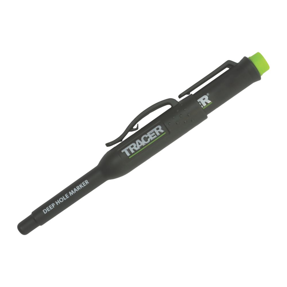 TRACER Medium Tip Black Permanent Marker - Screwfix