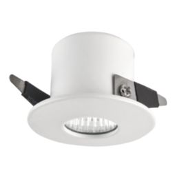 Saxby Vega Round LED Micro Downlights Matt White 12W 240lm 3 Pack ...