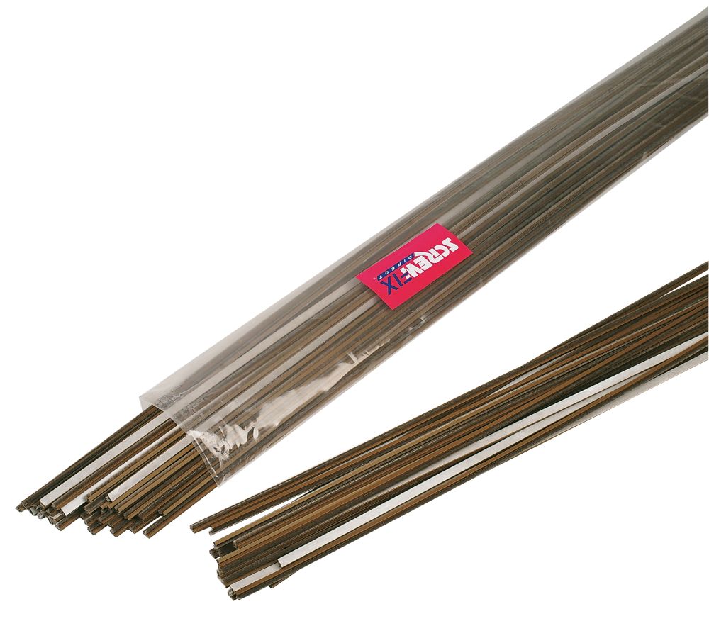 Fire Door Intumescent Strips Brown 10mm x 4mm x 1050mm 5 Pack - Screwfix