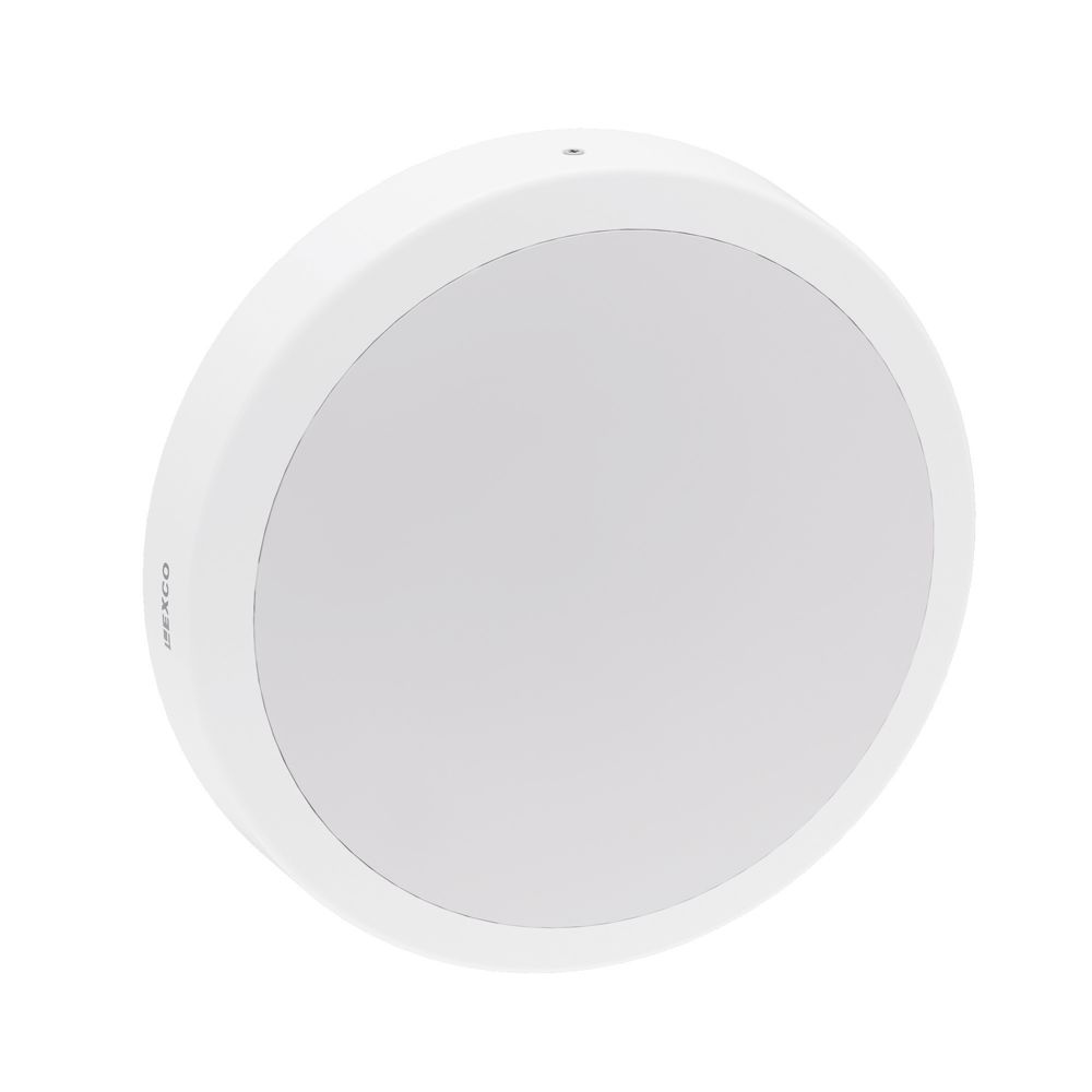 Lexco Pegasi Indoor & Outdoor Round LED Bulkhead White 16W 1200-1900lm ...