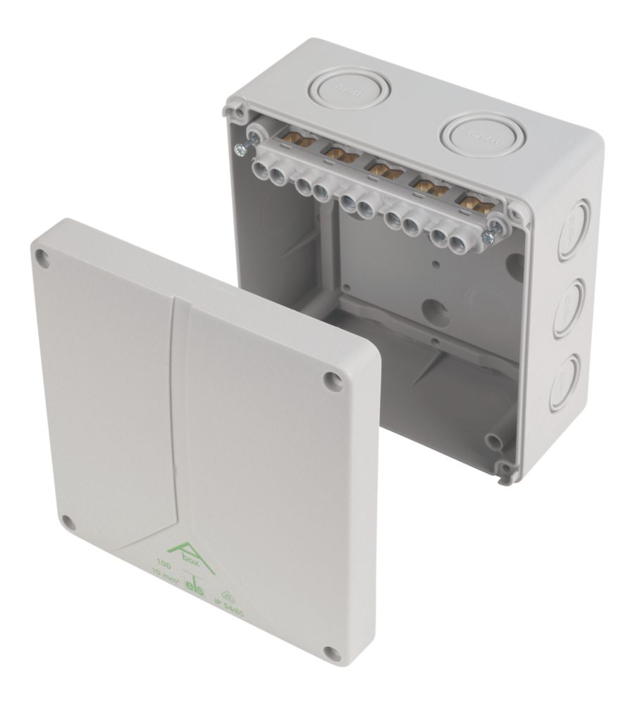 Spelsberg IP65 57A 11-Terminal Weatherproof Outdoor Adaptable Box 140mm ...
