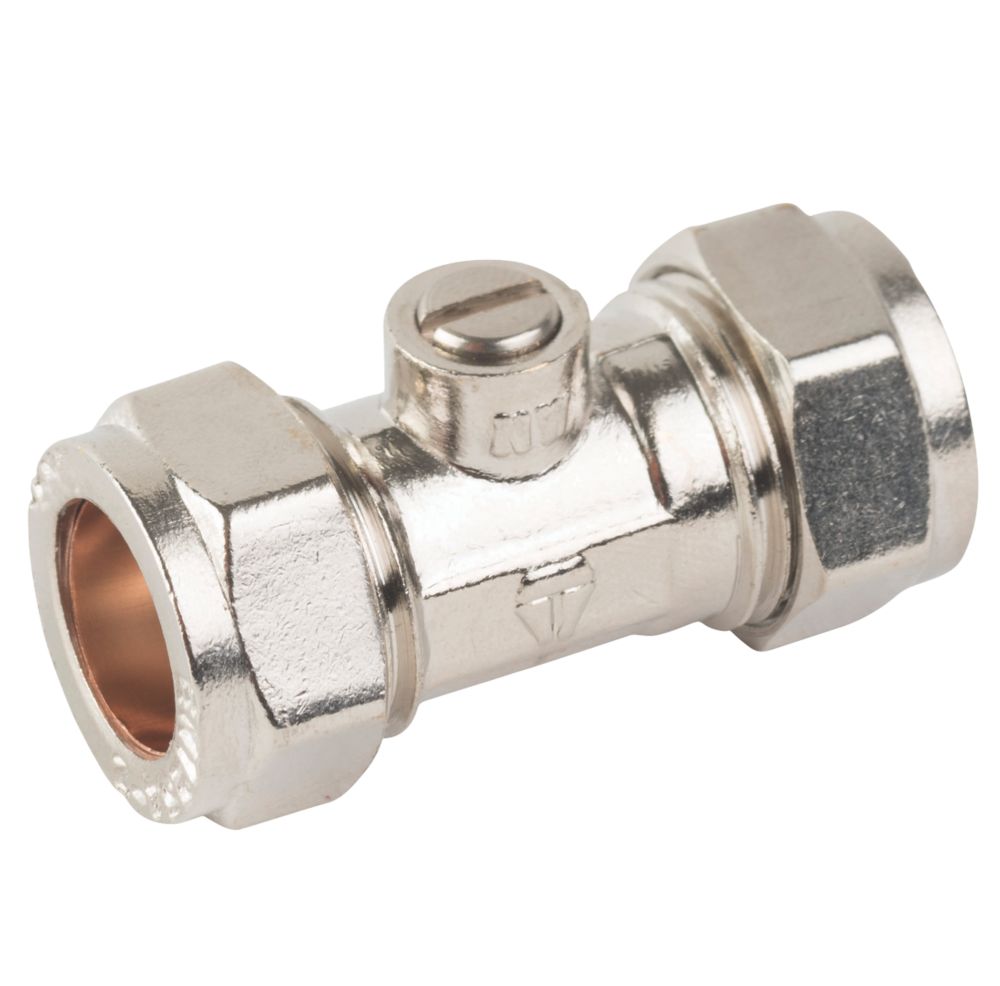 Midbrass Isolating Valve 1/2" - Screwfix