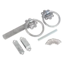 GateMate Ring Gate Latch Silver 150mm - Screwfix
