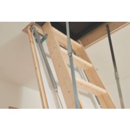 Werner Timberline 2.85m Loft Ladder Kit - Screwfix