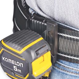 Komelon Universal Quick Draw Tape Measure Belt Clip Black - Screwfix