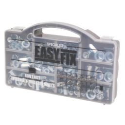 Easyfix Brass Mixed Rivet Nut Handy Pack 250 Pcs - Screwfix