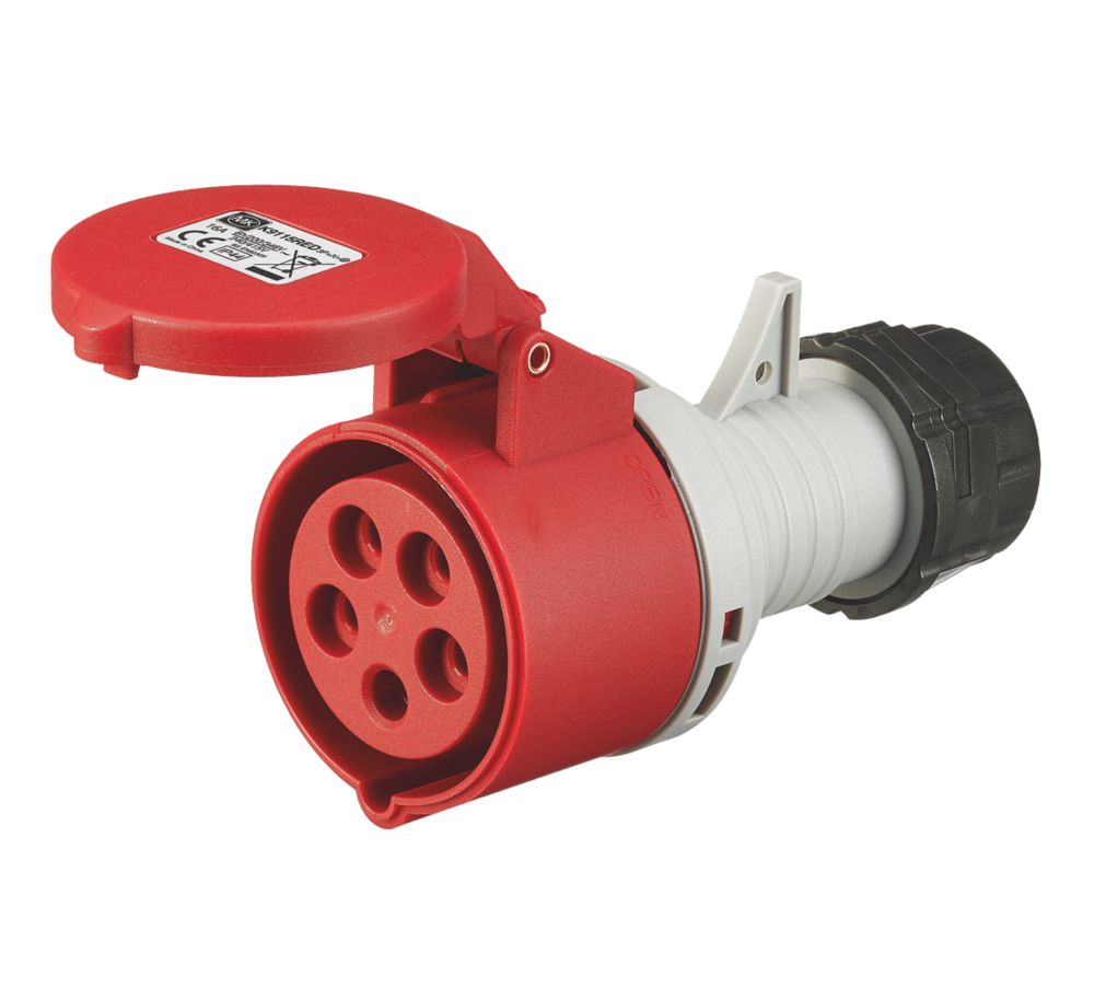 MK 16A 3P+N+E Connector 380-415V - Screwfix