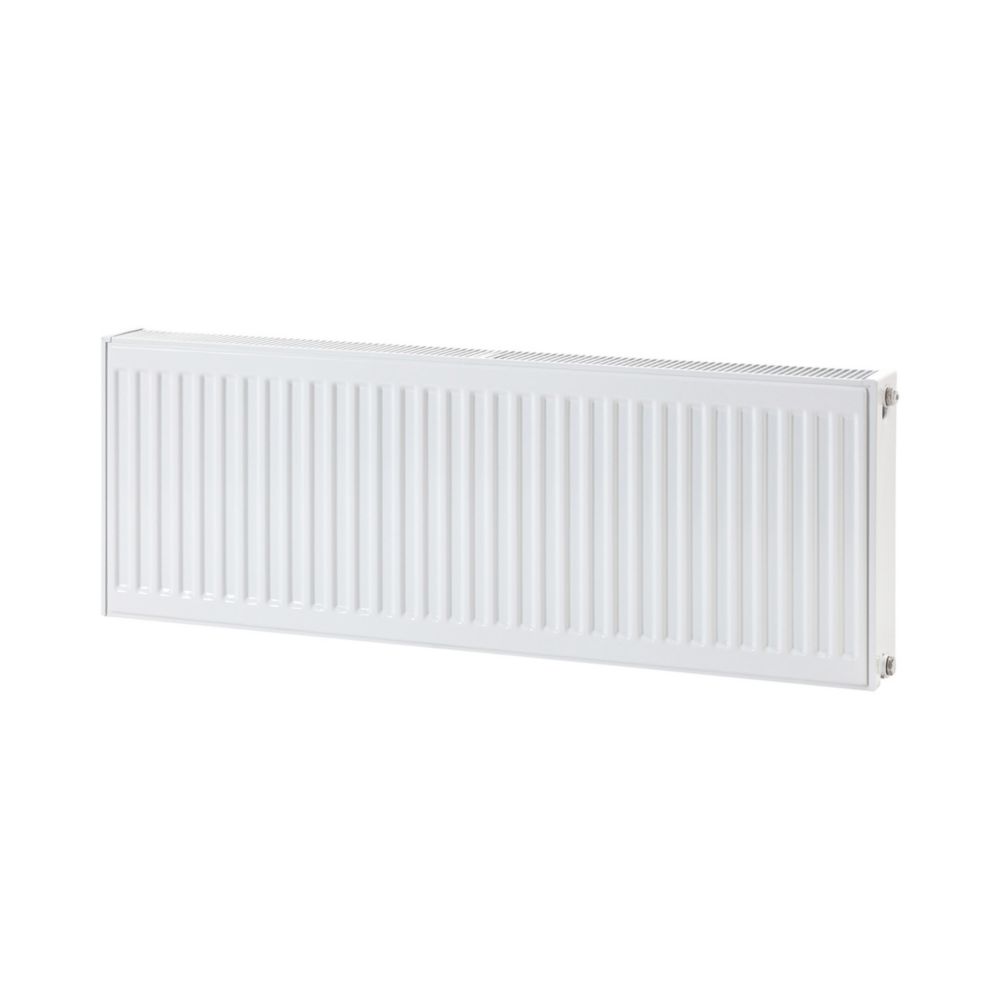 Flomasta 400mm x 1100mm 4571BTU White Type 22 Convector Radiator - Screwfix