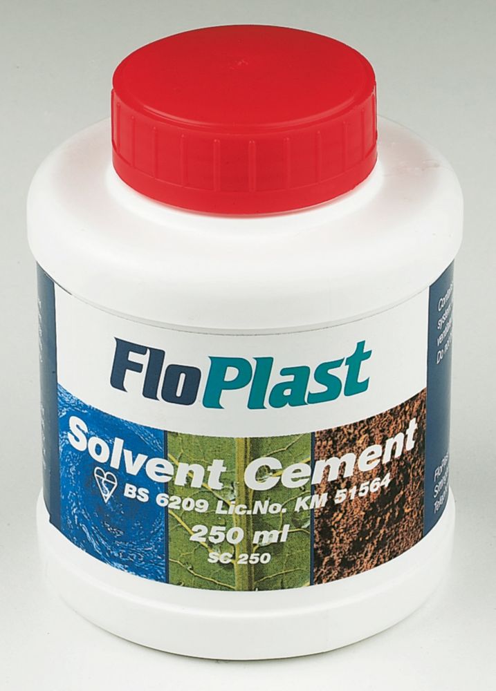 FloPlast SC250 Solvent Cement 250ml - Screwfix