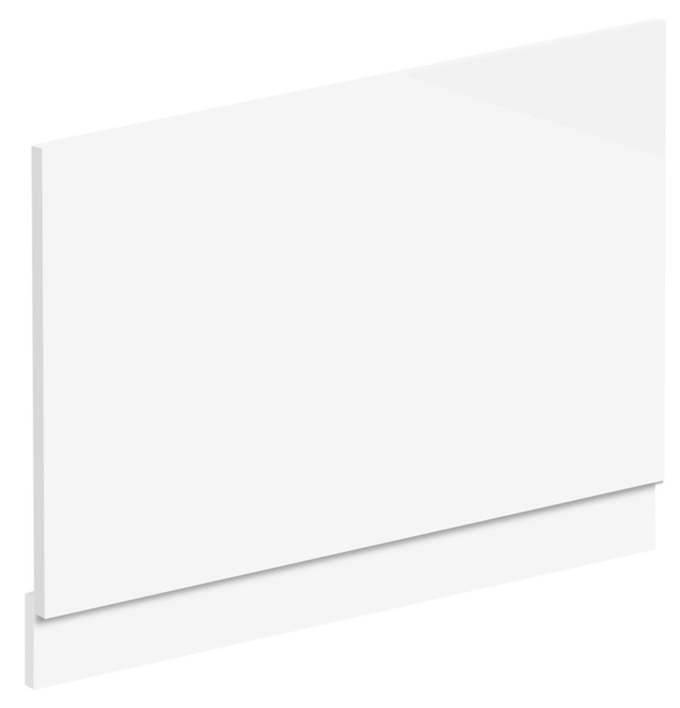 Highlife Bathrooms Halite Adjustable End Bath Panel 750mm Gloss White 2 ...
