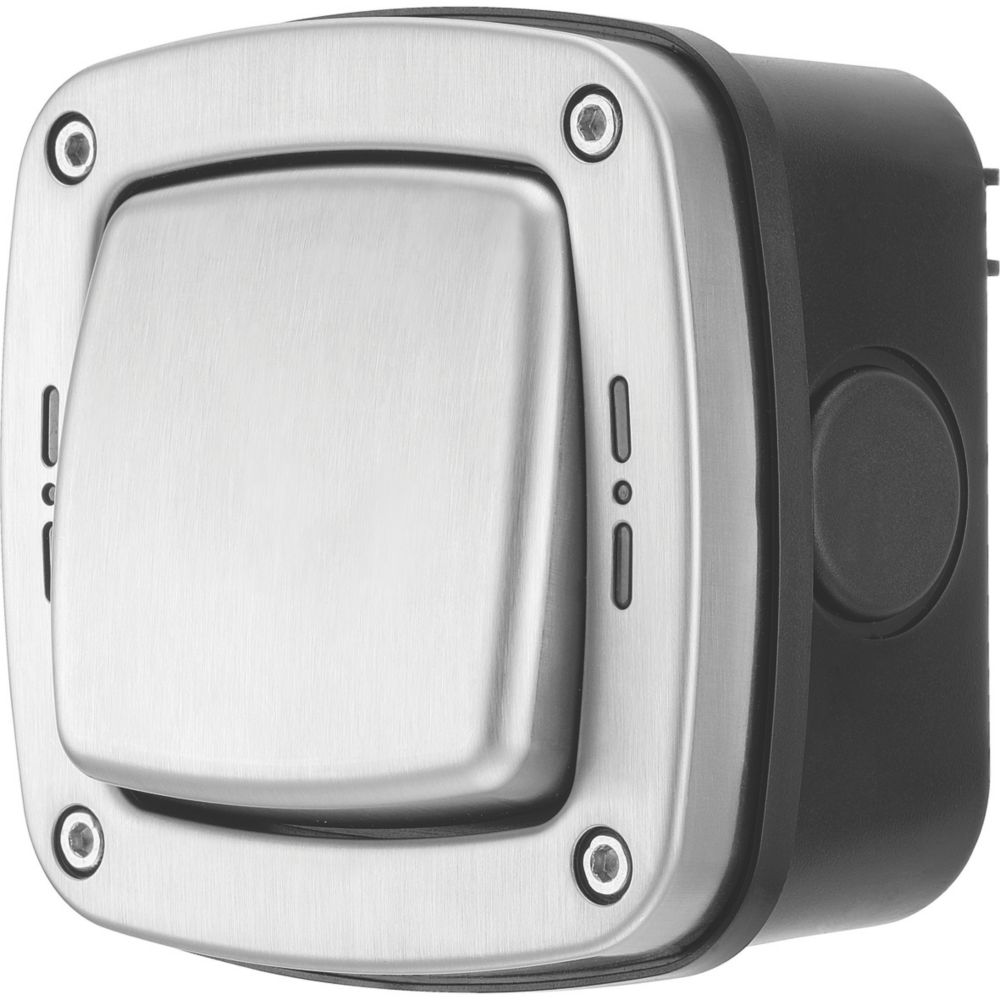 British General IP66 20A 1-Gang 2-Way Weatherproof Outdoor Switch with ...