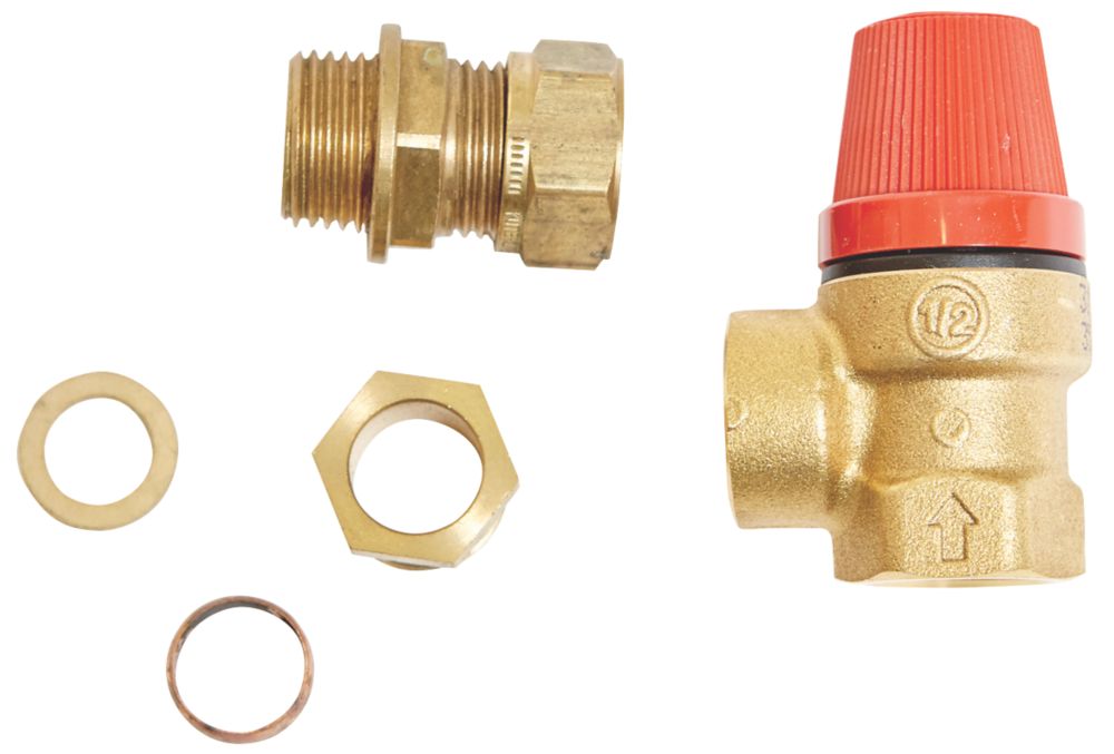 Ideal Heating Secondary PRV Kit 2.5bar 1-2.5bar 15mm x 15mm - Screwfix