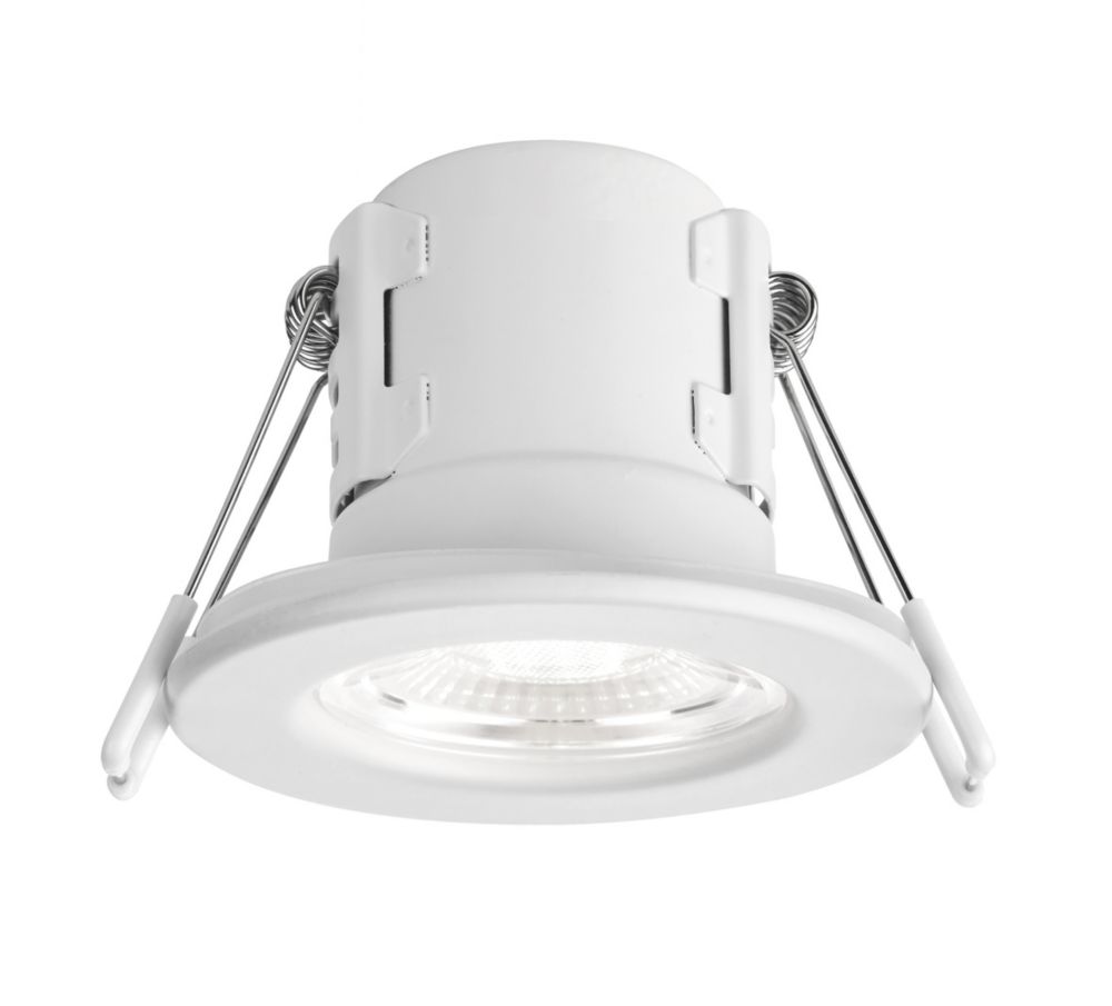 Saxby CosmosEco V3 Fixed Fire Rated LED Recessed Downlight White 6W ...