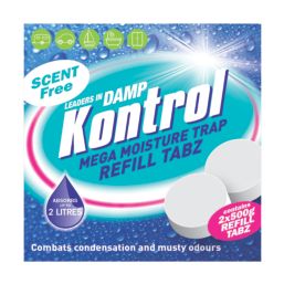 Kontrol Mega Moisture Refill Tabs 450g 2 Pack - Screwfix