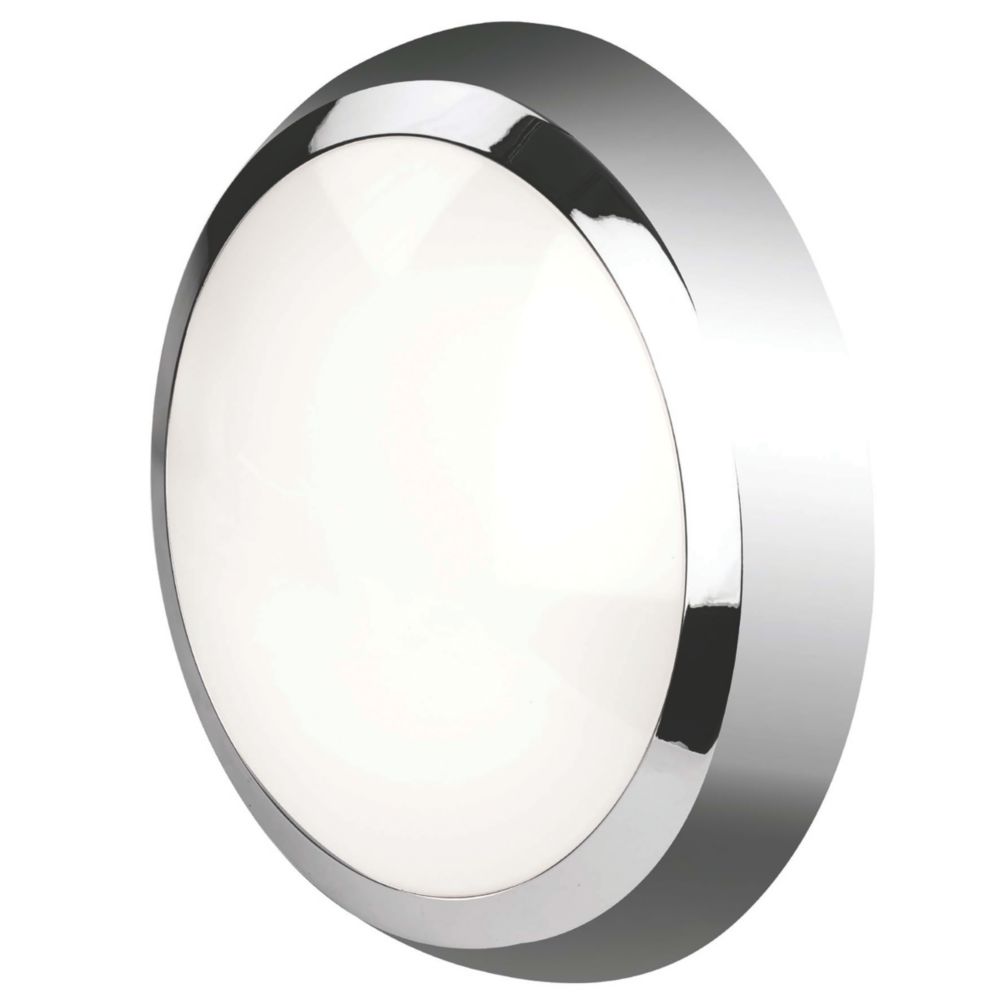 4lite KUDO LED Wall/Ceiling Light Bulkhead with Microwave Sensor Chrome ...