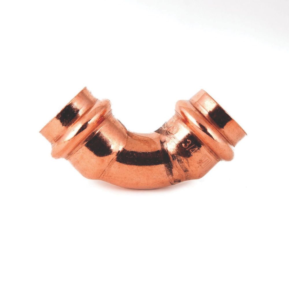 Instantor Copper Press-Fit Equal 90° Street Elbow 1" - Screwfix