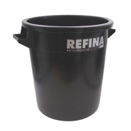 Refina Plastic Mixing Tub Black 50Ltr - Screwfix