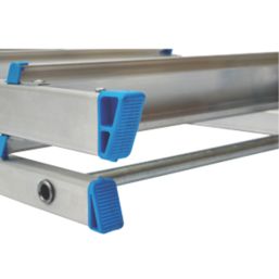 Mac Allister Aluminium 1.88m 6 Step Platform Step Ladder - Screwfix