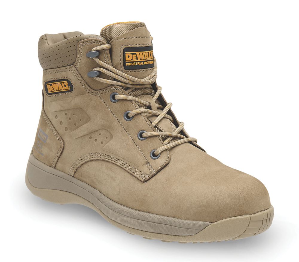 DEWALT 100 Year Bolster Size 6 Stone Steel Toe Cap Safety Boots - Screwfix