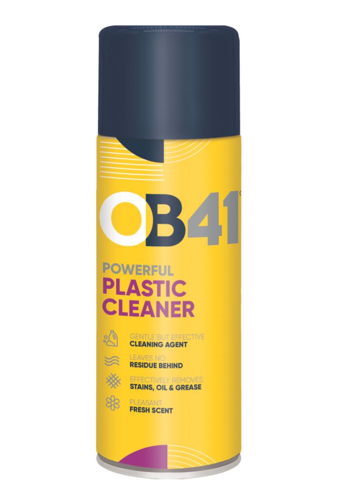 OB41 Plastic Cleaner 400ml - Screwfix
