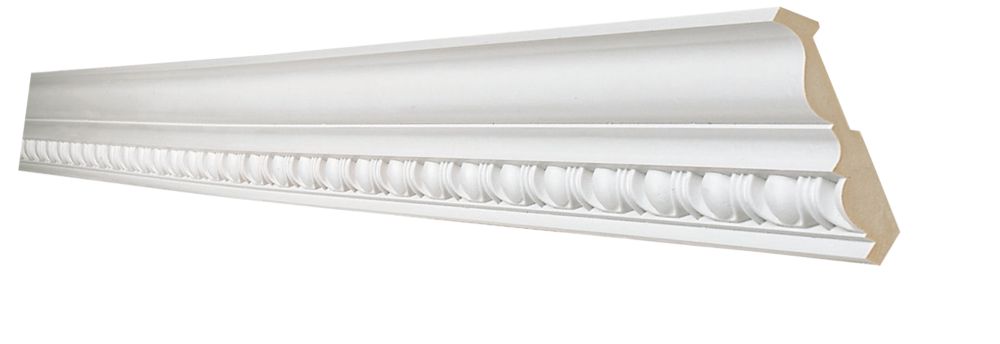 Egg & Dart Coving 80mm x 2m 6 Pack - Screwfix