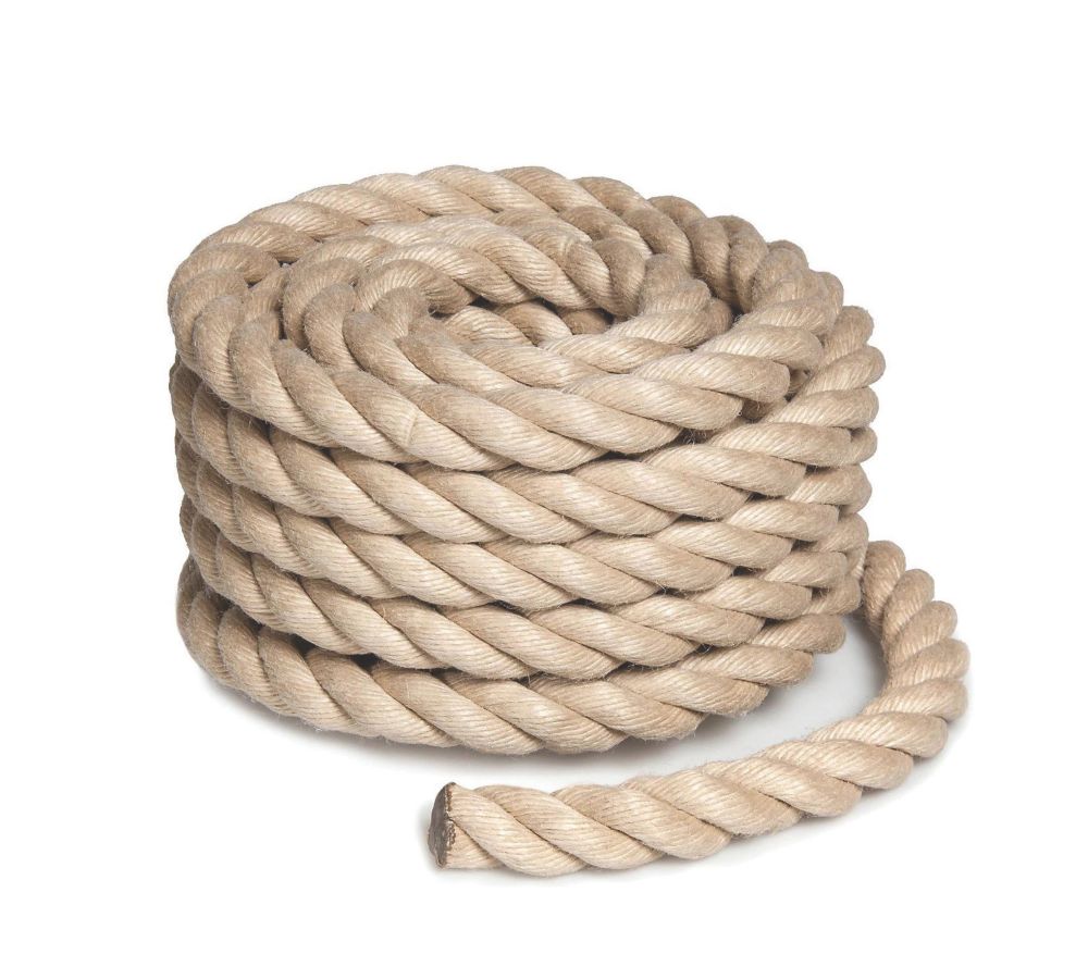 Essentials Rope Beige 24mm x 25m - Screwfix