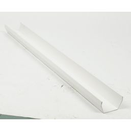 FloPlast PVC Square Gutter White 114mm x 3m 6 Pack - Screwfix