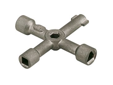 Essentials 3-Way Services Cabinet Key - Screwfix