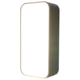 LAP Outdoor Rectangular LED Bulkhead Black 16W 1000lm - Screwfix