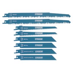Erbauer Multi-Material Reciprocating Saw Blade Set 8 Pcs - Screwfix