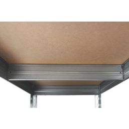 Essentials 5-Tier Metal Garage Shelving Unit 1200mm x 600mm x 1800mm ...