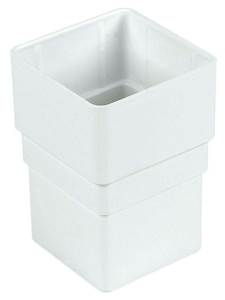 FloPlast Square Drainage Socket White 65mm - Screwfix