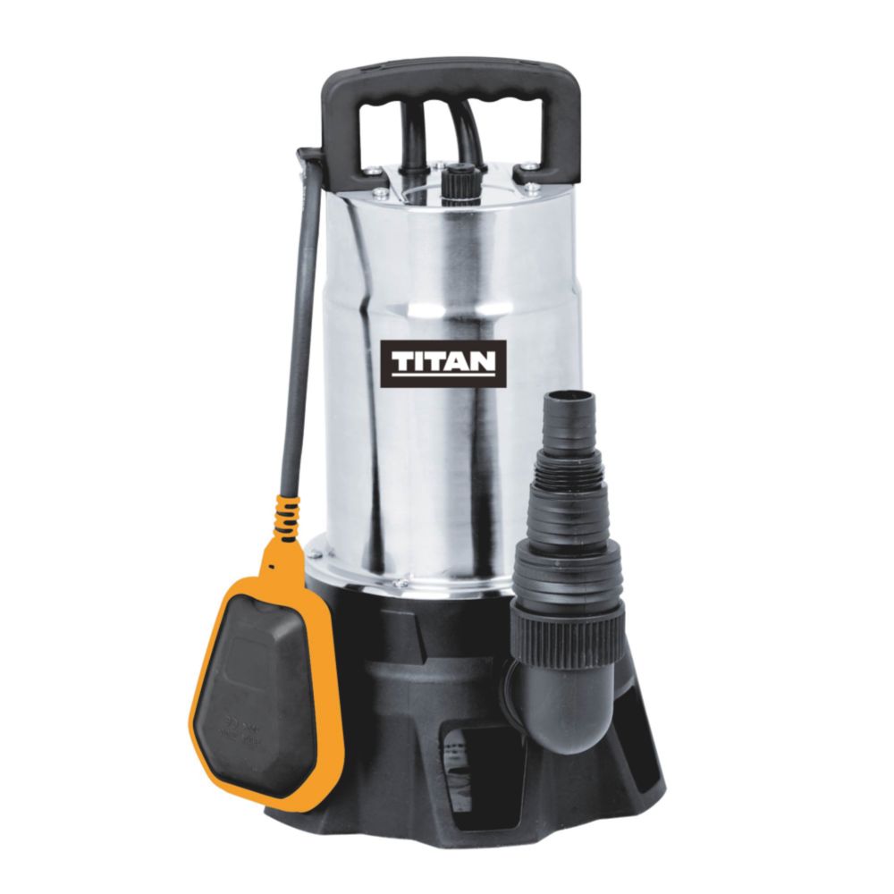 Titan 1000W Mains-Powered Dirty Water Pump - Screwfix