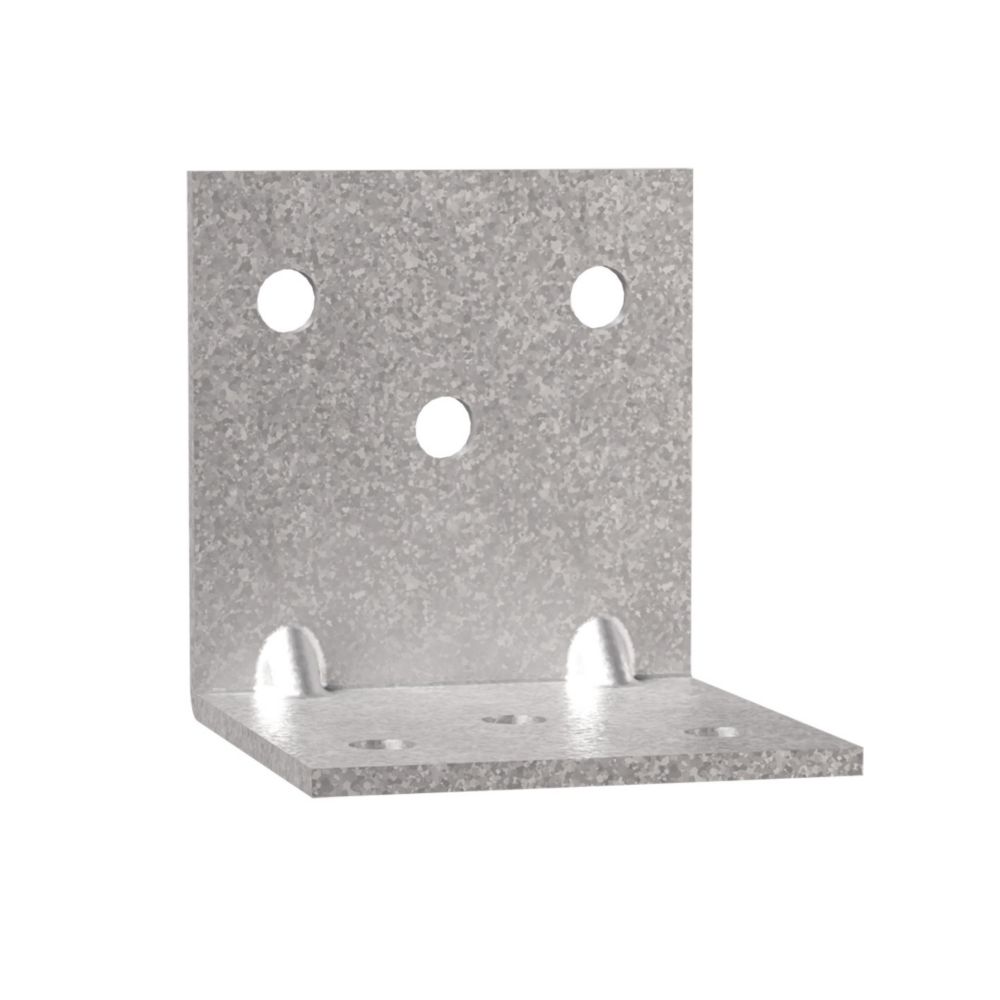 Simpson Strong-Tie Angle Brackets Galvanised 40mm x 40mm 25 Pack - Screwfix