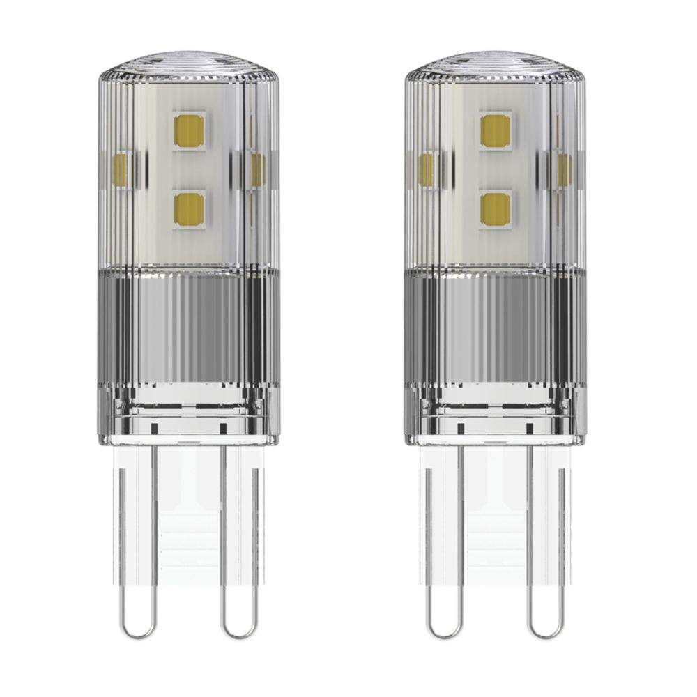 LAP G9 Capsule LED Light Bulb 300lm 2.6W 220-240V 2 Pack - Screwfix