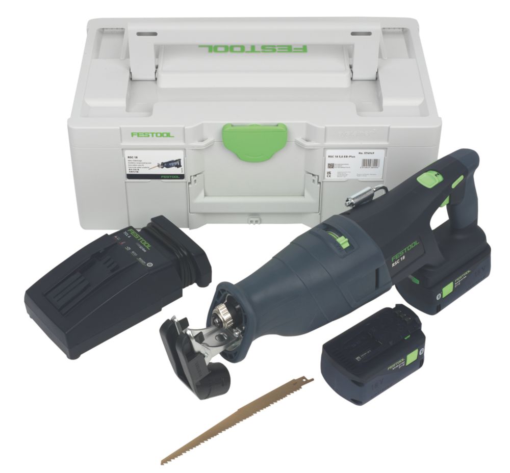 Festool RSC 18 5.0 EB-Plus 18V 2 x 5.0Ah Li-Ion Airstream Brushless ...