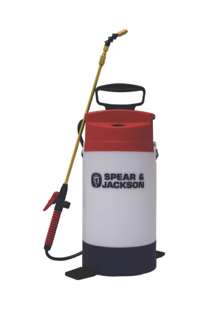 Spear & Jackson White Pump Action Chemical Pressure Sprayer for Wood ...
