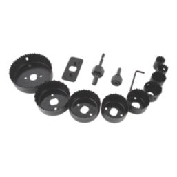 Titan 9-Saw Multi-Material Holesaw Set - Screwfix